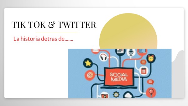 Twitter y Tik Tok