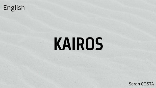 KAIROS - ENGLISH