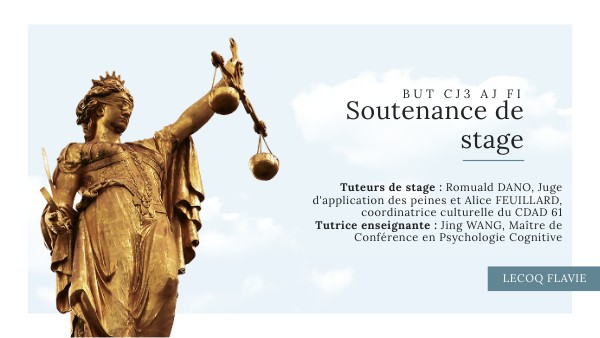 Présentation Justice | Genially