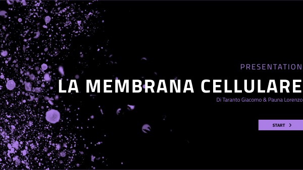 La Membrana Cellulare