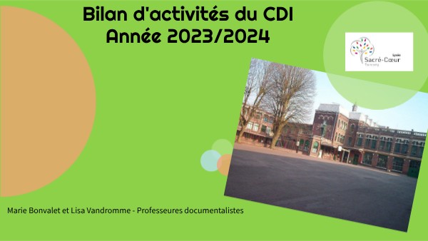 Bilan d’activités 2023/2024