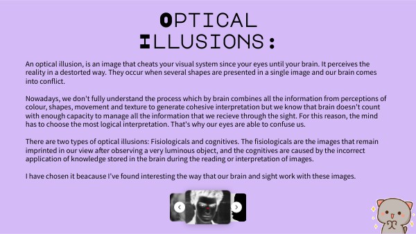 OPTICAL ILLUSIONS