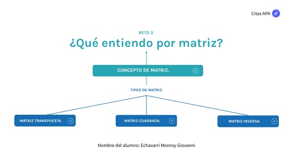 R3. ¿Qué entiendo por matriz? | Genially