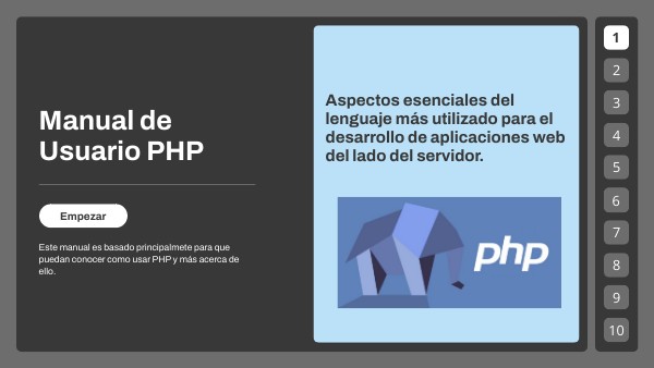 MANUAL USUARIO PHP | Genially