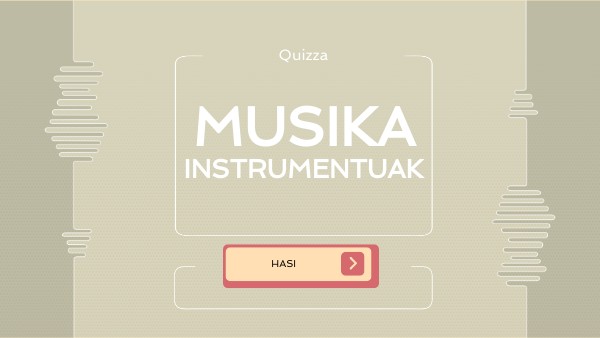Musika intsrumentuen quizza