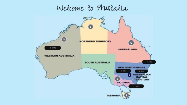 mapa Australia | Genially