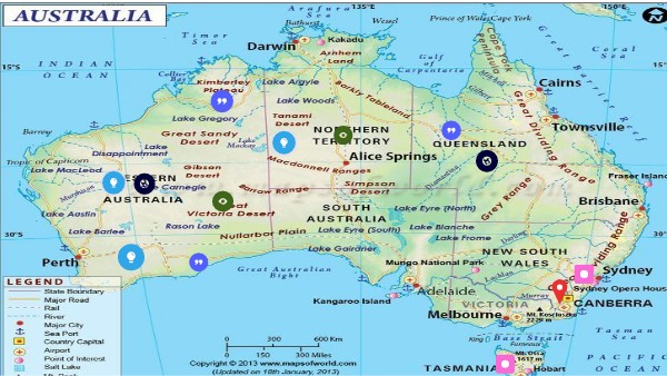 mapa interactivo australia | Genially