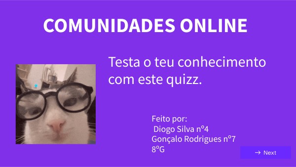 quizz de comunidades | Genially