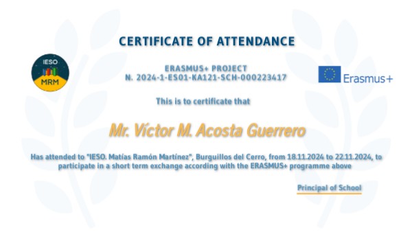 CERTIFICADO ERASMUS+