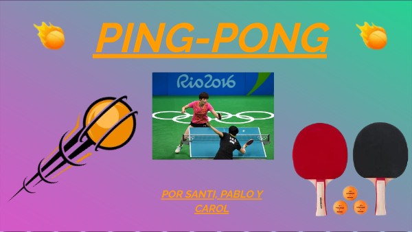 PING-PONG 8'5