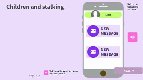 Stalking and children