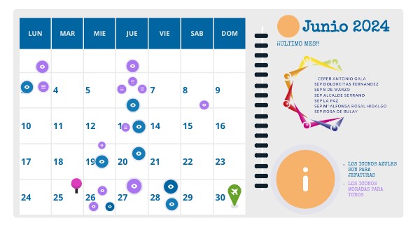 CALENDARIO JUNIO 24