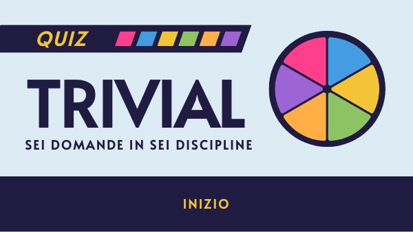 Quiz trivial terza media ripasso | Genially