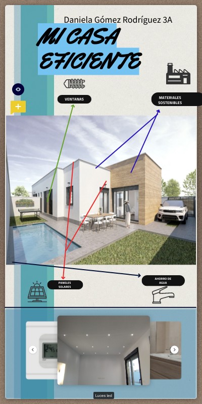 Mi casa sostenible. Daniela Gómez Rodríguez | Genially