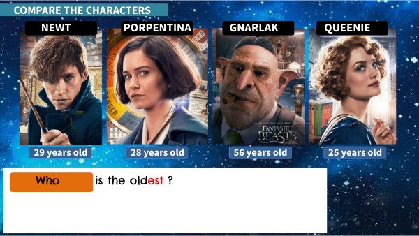 Superlatif Fantastic beasts