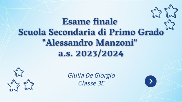 presentazione esame