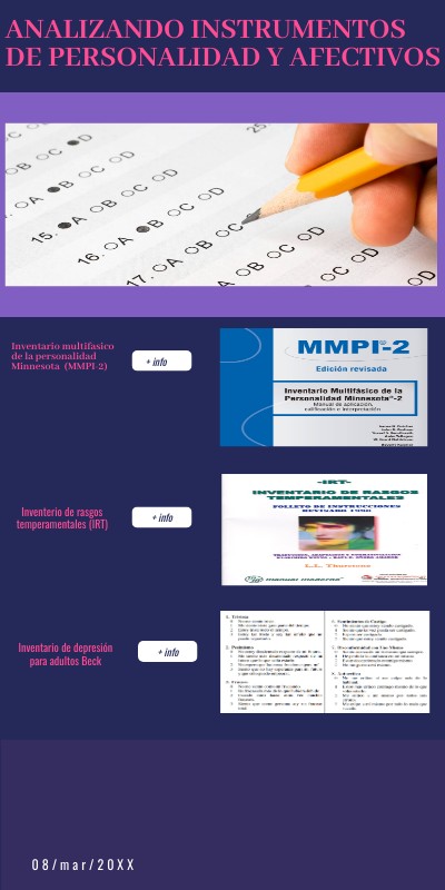 ANALIZANDO INSTRUMENTOS DE PERSONALIDAD Y AFECTIVOS