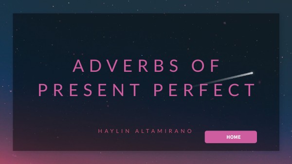 Copy - ADVERBS PRESENT PERFECT | Genially