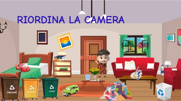 riordina la camera