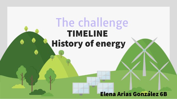 Timeline energy | Genially