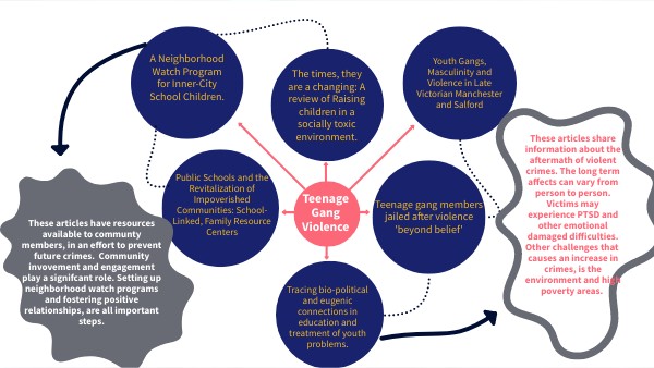 Visual Literature Review- Teenage Gang Crimes