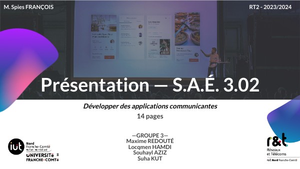 Présentation SAÉ 3.02