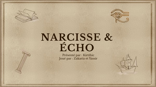 Narcisse & Écho - Latin | Genially
