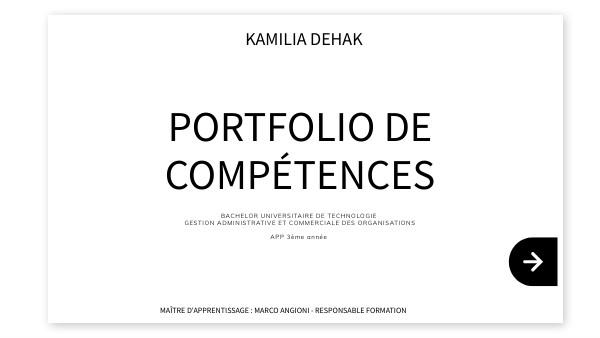 kam APP3 PORTFOLIO