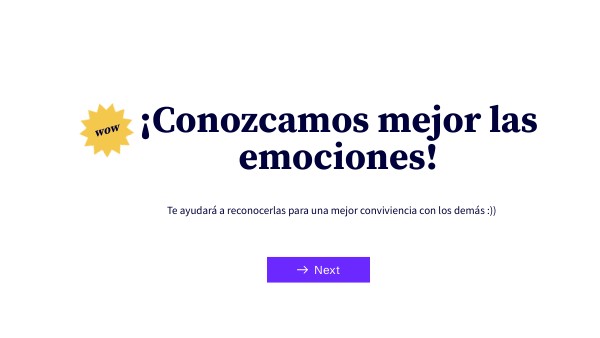 Conociendo las emociones | Genially