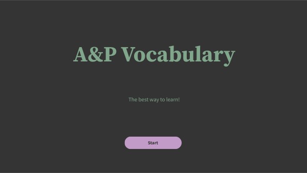 A&P Terminology