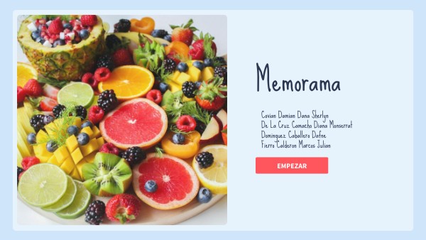 Memorama, ADA8 1°13 | Genially