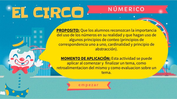 CIRCO NUMERICO | Genially