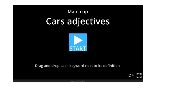 cars adjectives