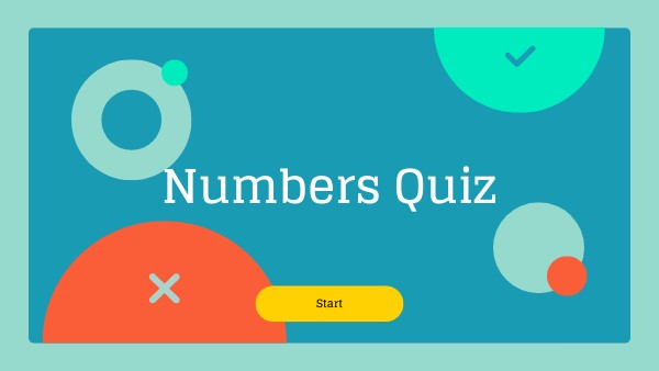 Numbers quiz- números en inglés | Genially