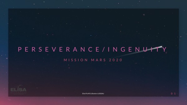 Perseverance et ingenuity