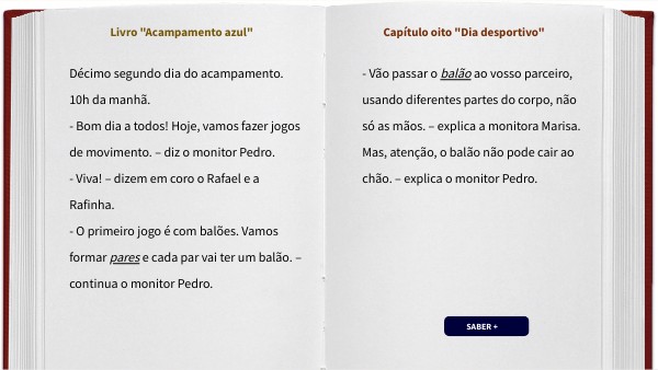 Acampamento azul capítulo 8 | Genially