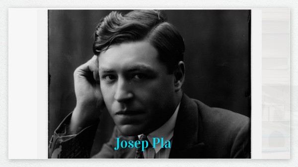 Presentació Josep Pla
