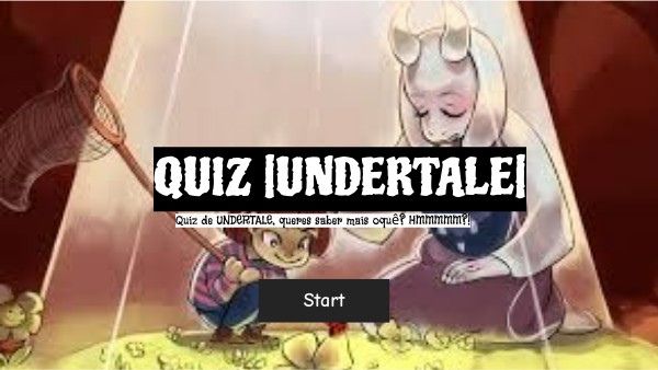 Quiz |UNDERTALE| | Genially