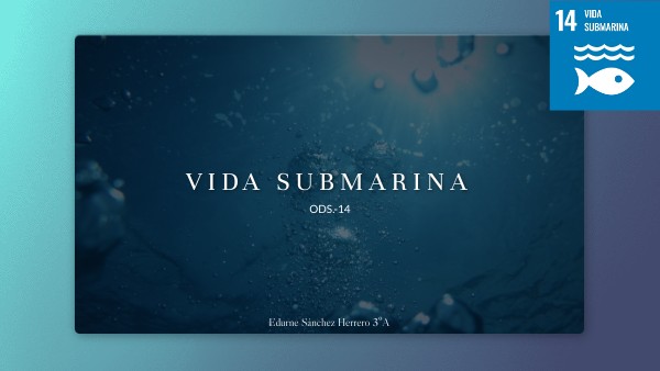 PRESENTACION ODS 14 | Genially