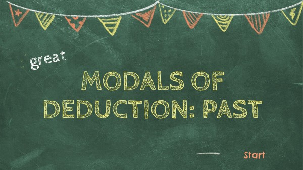 BE3 modals of deduction: past p.110 24/05