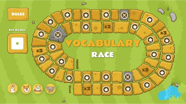 Vocabulary race | Genially