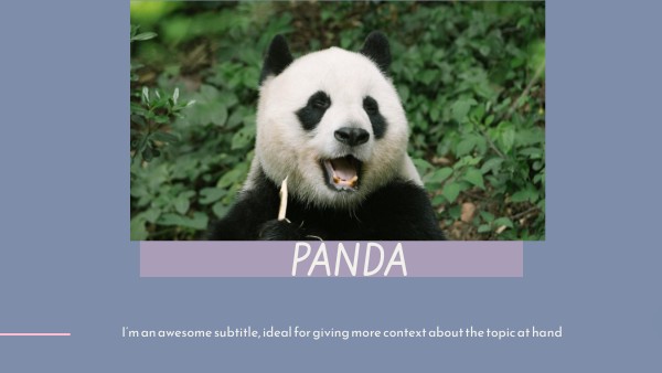 Presentazione dal panda | Genially