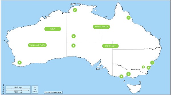 Mapa Interactivo Australia
