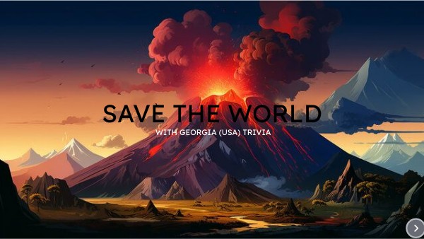 Georgia USA save the world