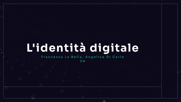 Identità Digitale | Genially