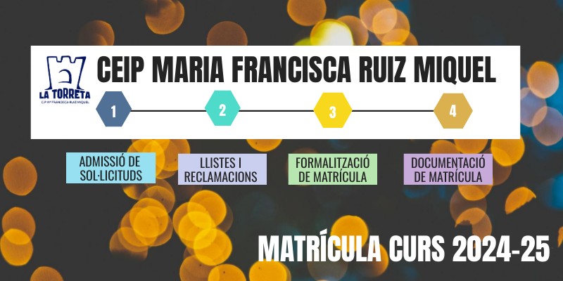 MATRICULA 2024-25 | Genially