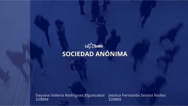 SOCIEDAD ANONIMA | Genially