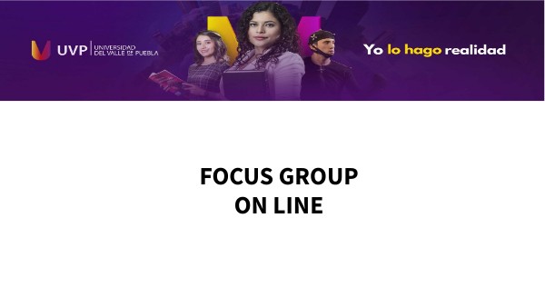FOCUS GROUP ON LINE | Genially
