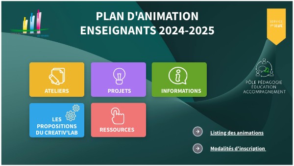 Plan d'animation 24-25