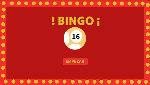 !BINGO¡ | Genially